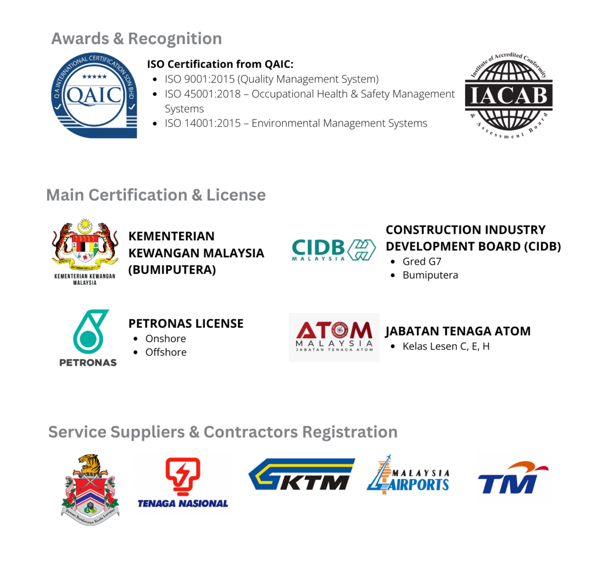 Milestones, Recognitions, Awards & Licensing – Apex Communication Sdn Bhd